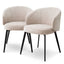 Eichholtz Dining Dining Chair Lloyd with arm set of 2 Sisley beige ...