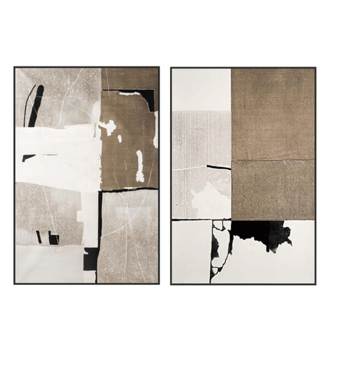 Blank spaces - Set of 2 Wall Art – House of Isabella UK