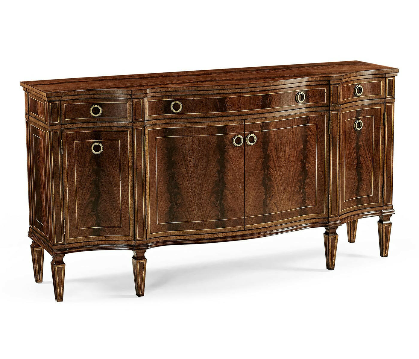jonathan-charles-living-jonathan-charles-serpentine-sideboard-with-four ...